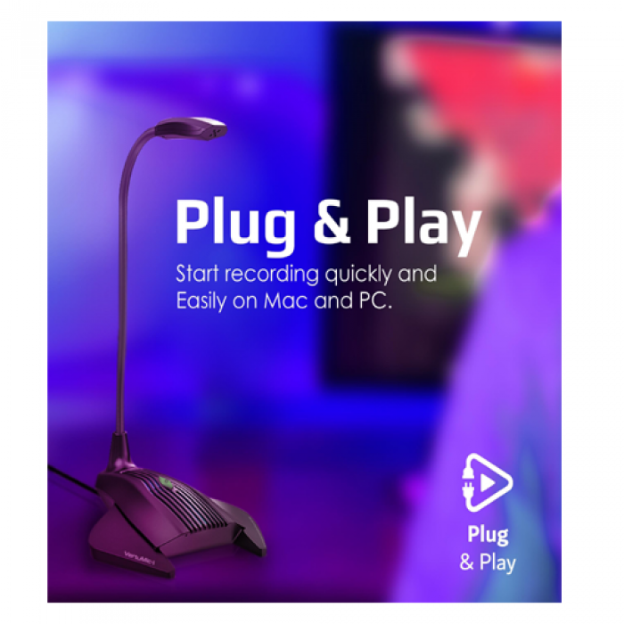 High Definition Anti-Vibration Gaming Microphone With LED - High ...