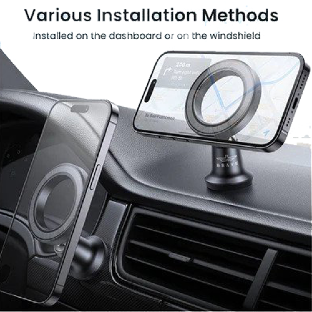 Brave Magsafe Car Mount BHL - 52 - Black - Brave Magsafe Car Mount BHL ...
