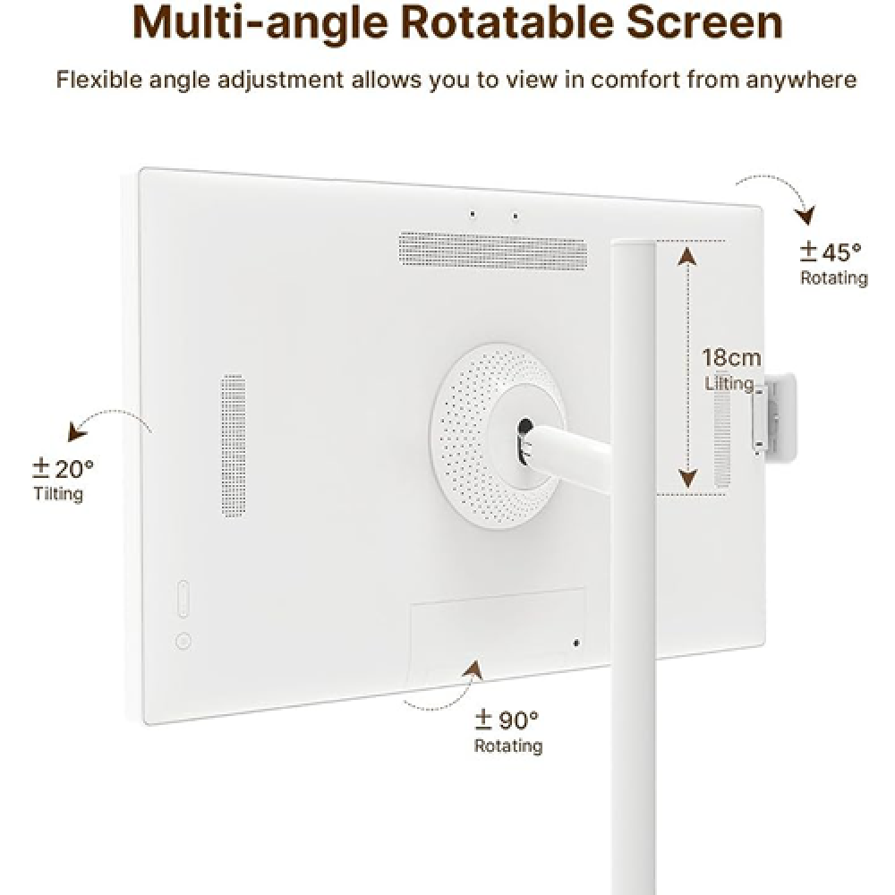 Android smart touch screen monitor with camera holder 32 inch - Smart ...