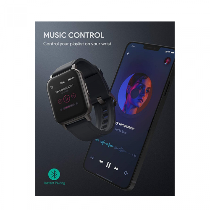AUKEY Smartwatch Fitness Tracker 12 Activity Modes IPX6 Waterproof ...